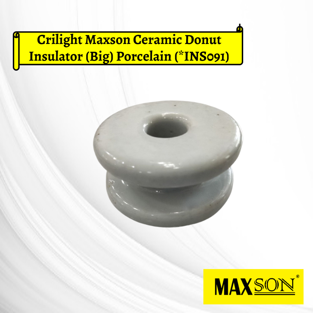 Crilight Maxson Ceramic Donut Insulator (Big) Porcelain (*INS091) 50 ...