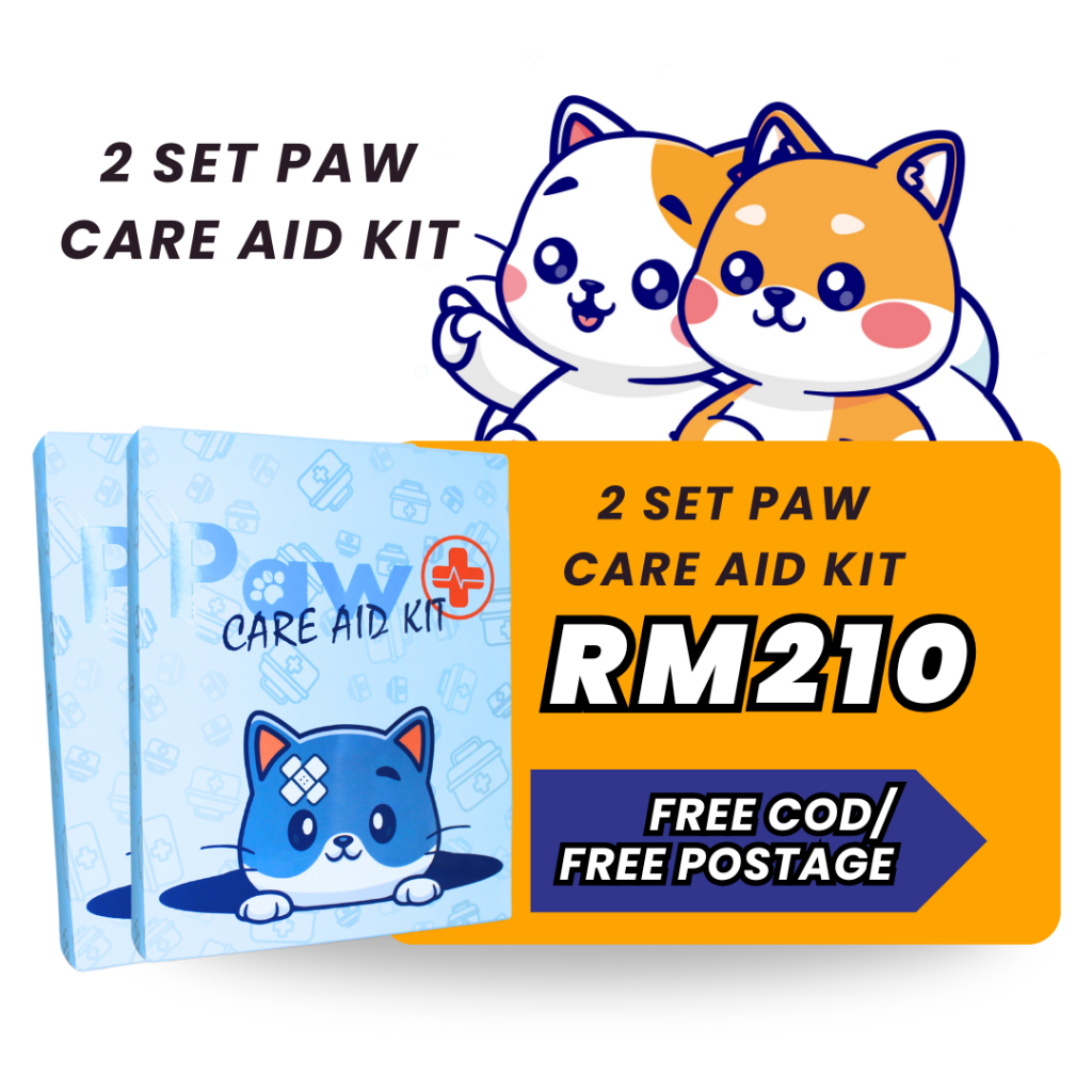 🔥FREEGIFT🔥2 SET PAW CARE AID KIT (PAW BOOSTER + PAW CURE + PAW SHIELD ...