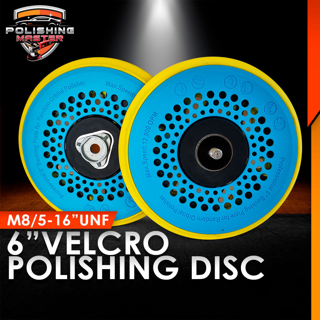 6 Inch Backing Plate for Dual Action Polisher M8 17 Holes DA Polisher ...