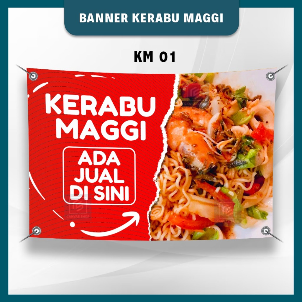 BANNER KERABU MAGGI | BANNER MAKANAN | Shopee Malaysia