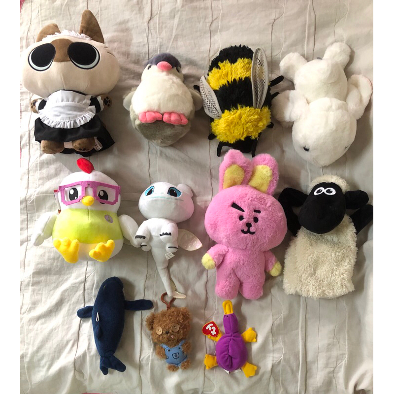 PLUSHIE KAISON MINISO ANIMAL KATUN MURAH BEE CAT PENGUIN COOKY JOJO ...