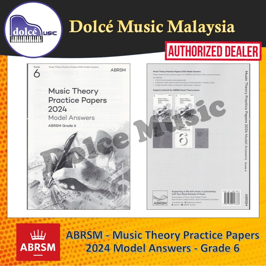 ABRSM - Music Theory Practice Papers 2024 Grade 6 Model Answers ...