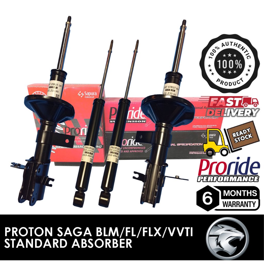 Proride Saga BLM FL FLX 1.3 1.6 Absorber Standard Gas Full Set (2pcs ...