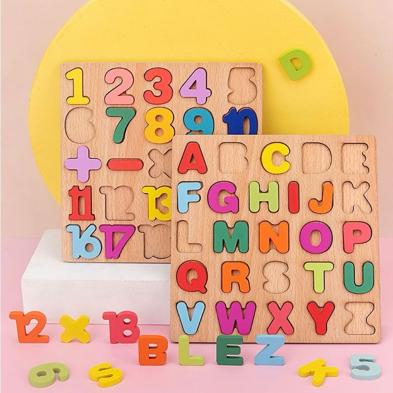ABC TOY Alphabet & Number Learning Plate | Letter, Number & Shape for ...
