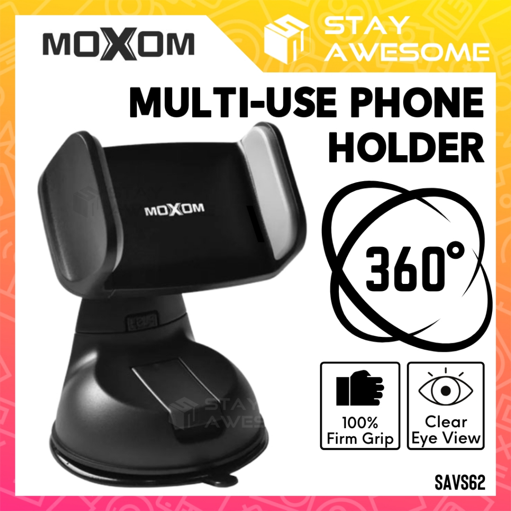 MOXOM Adjustable Anti Slip Hand Phone Stand Holder For Car Dashboard ...