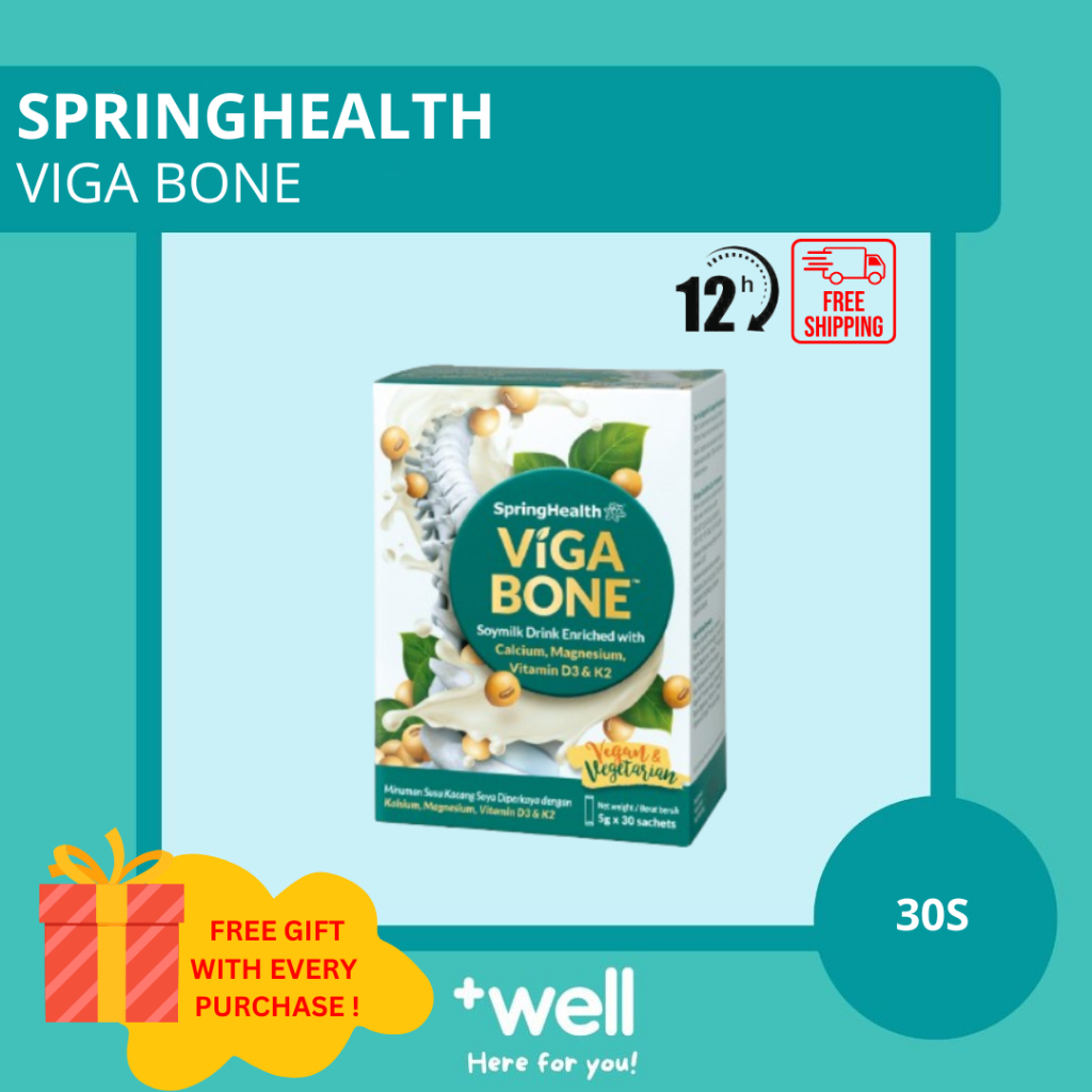 SpringHealth VIGABONE® SoyMilk Drink Enriched with Vitamin D3, K2 ...