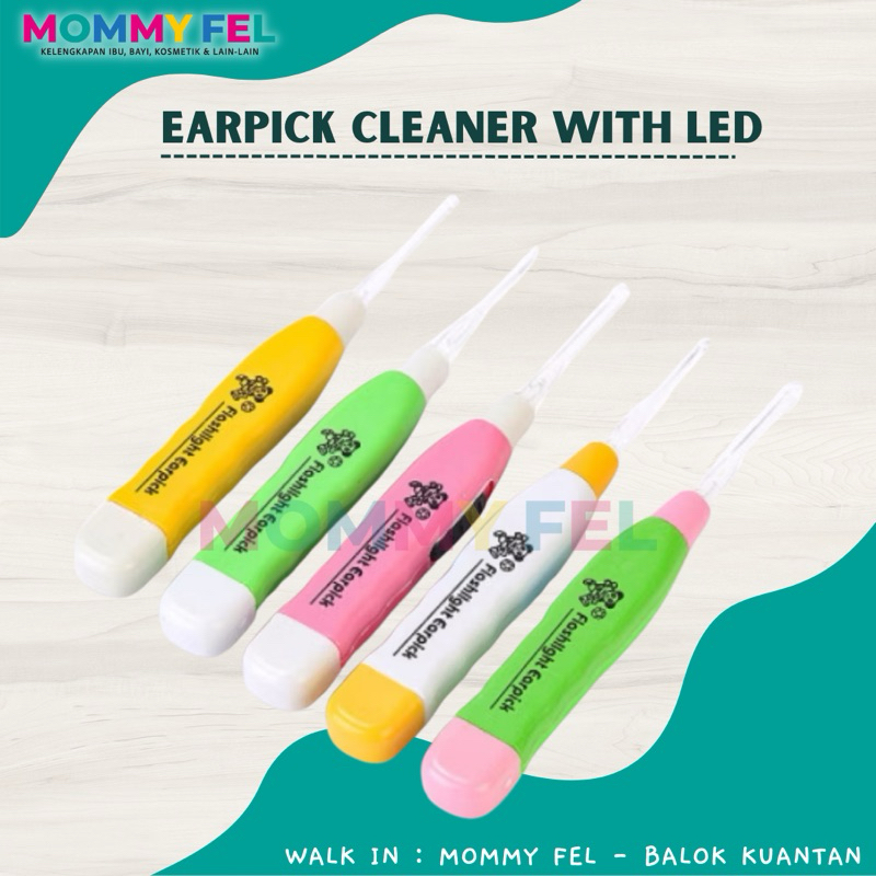 FLASHLIGHT SAFETY EAR PICK EARWAX REMOVER LUMINOUS EARPICK CARE ...