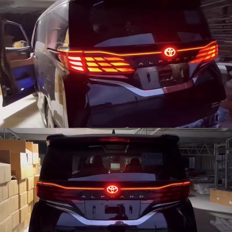 Toyota Alphard AGH40 AH40 Tail lights through Dynamic Rear Centre ...