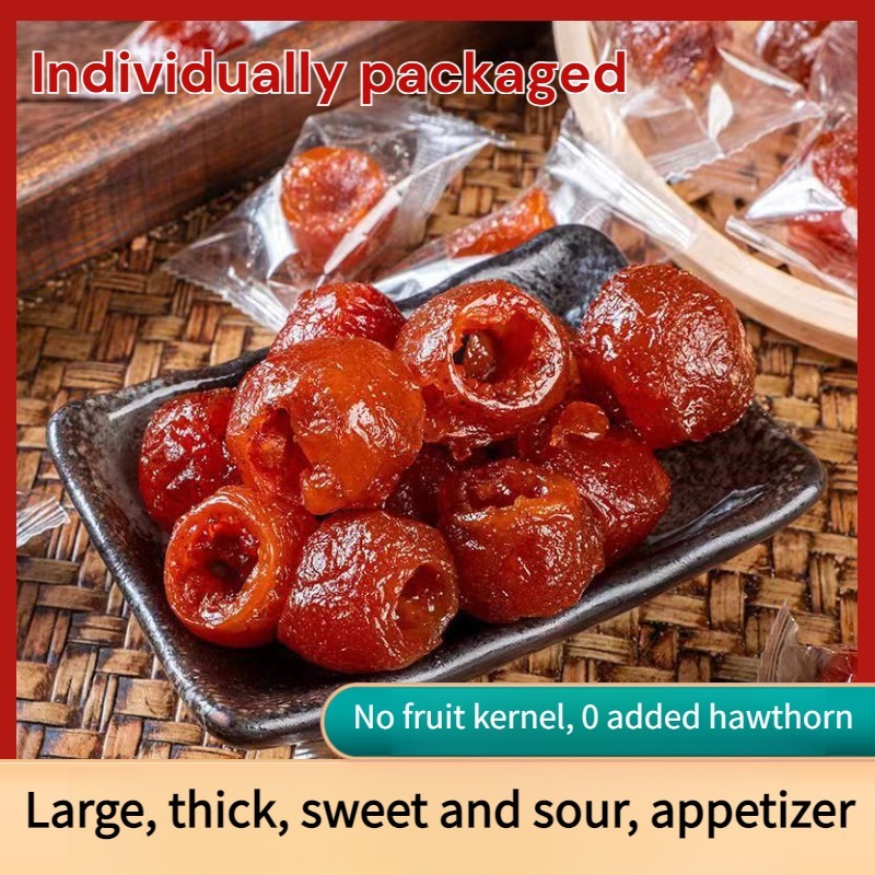 🔥0 sugar/0 additives🔥Hawthorn seedless hollow fruit Hawthorn dried ...