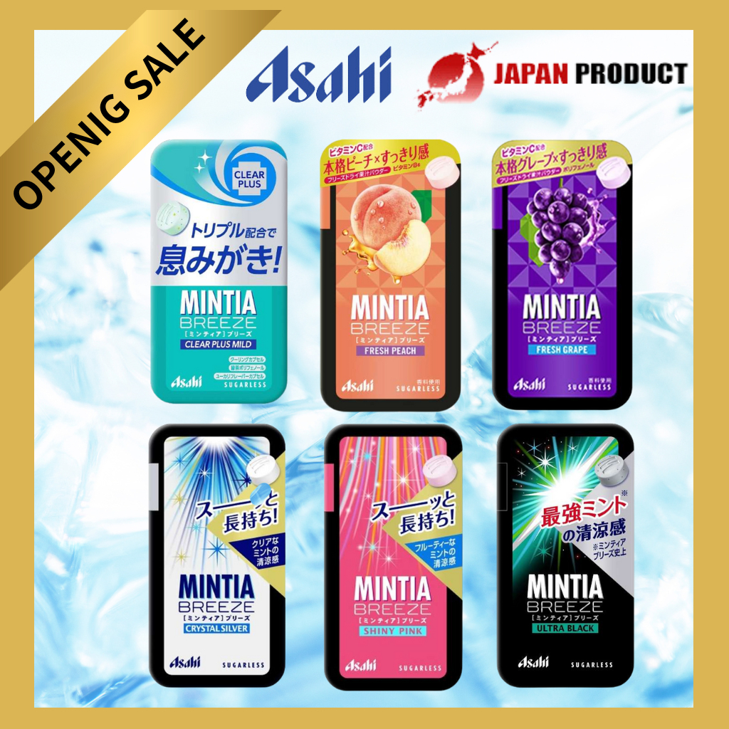 Mintia Breeze Mint Tablet Asahi 30 tablets (22g)【Direct from Japan】 | Shopee Malaysia