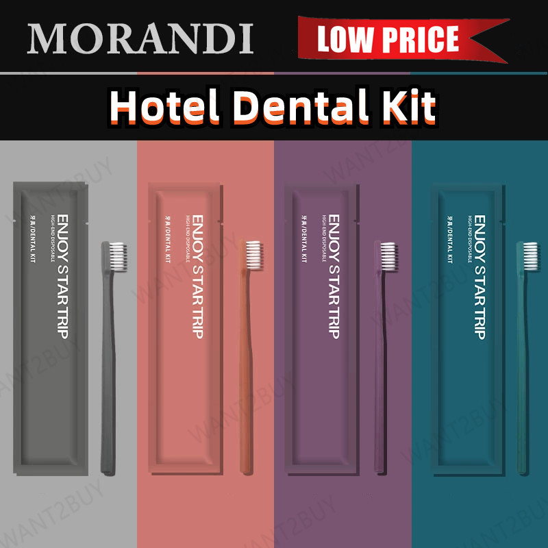 Travel Dental Kit Hotel Homestay Airbnb Outstation Comb Disposable ...