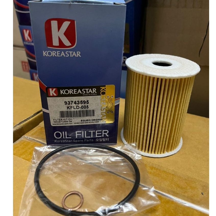 KOREA OIL FILTER (WITH ORING/WASHER) : KOREASTAR CHEVROLET CAPTIVA C100 ...