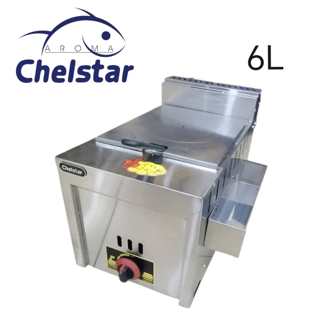 CHELSTAR GAS DEEP FRYER 6L GF-6L | Shopee Malaysia