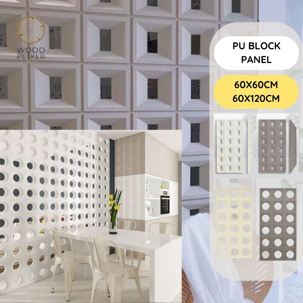 【Ready Stock】PU block panel brick pu stone wall partition Exterior and ...