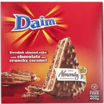 IKEA Sweedish Almondy Salted Caramel, Crunchy Mix of Sweet, Slat & Nuts, Frozen Cake 420g ...