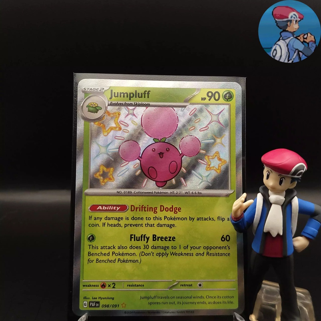 Jumpluff - 098/091 - Shiny - Paldean Fates | Shopee Malaysia