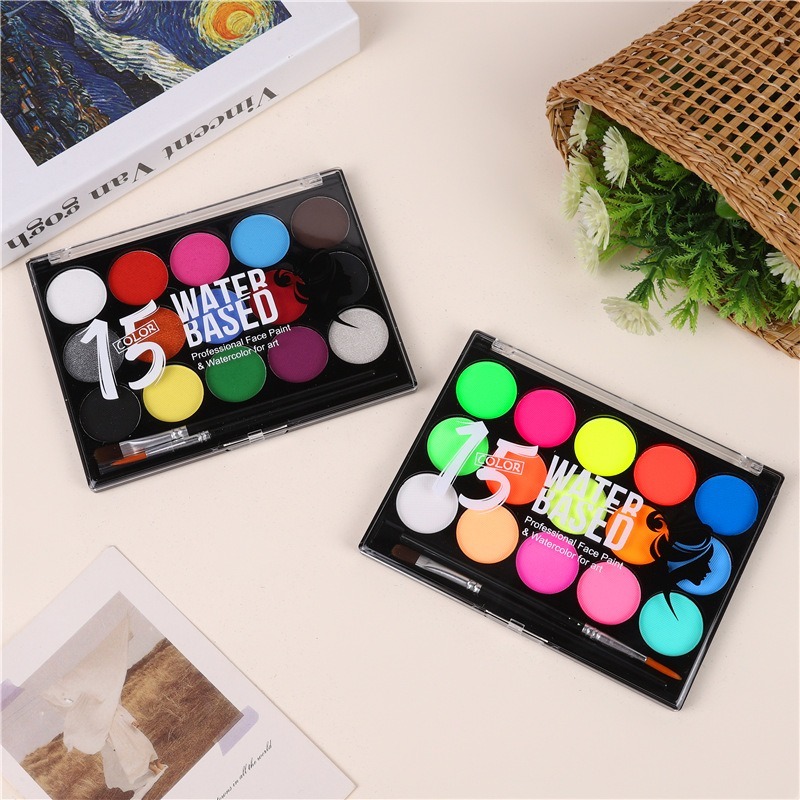 Face Paint Body Paint Makeup Water-Based Non-Toxic Cat Muka Cat Badan ...