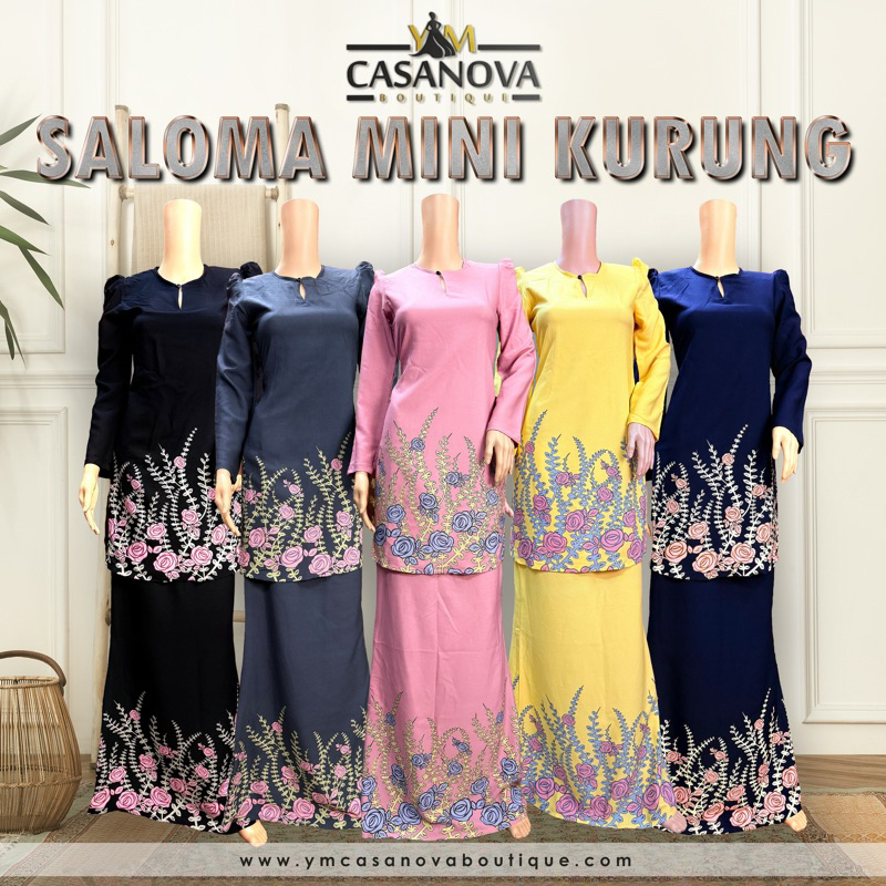 🔥 Promosi Baju Raya 2025 SALOMA MINI KURUNG 👗 | Shopee Malaysia
