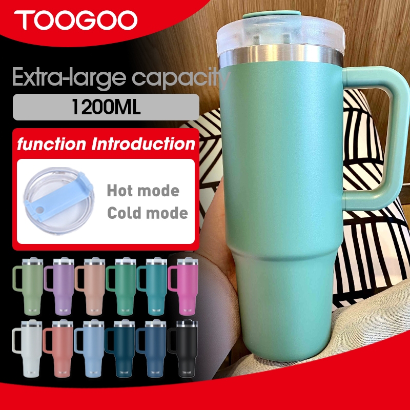 1200 ML 304 Stainless Steel Insulated Thermos Flask Water Bottle ...