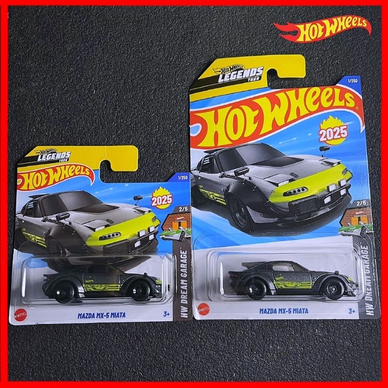 Hot wheels Mazda MX-5 Miata Legend Tour 2025 Hotwheels JDM Hotwheel Car ...