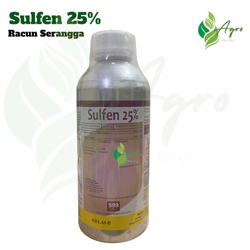 SULFEN 25% 1Liter/Racun Serangga Thrips/Furadan air/Carbosulfan 25% ...