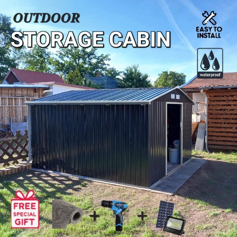 🎁KAIZEN STORE MALAYSIA🎁 HUT SHAPE- OUTDOOR GARDEN STORAGE CABIN STORE ...