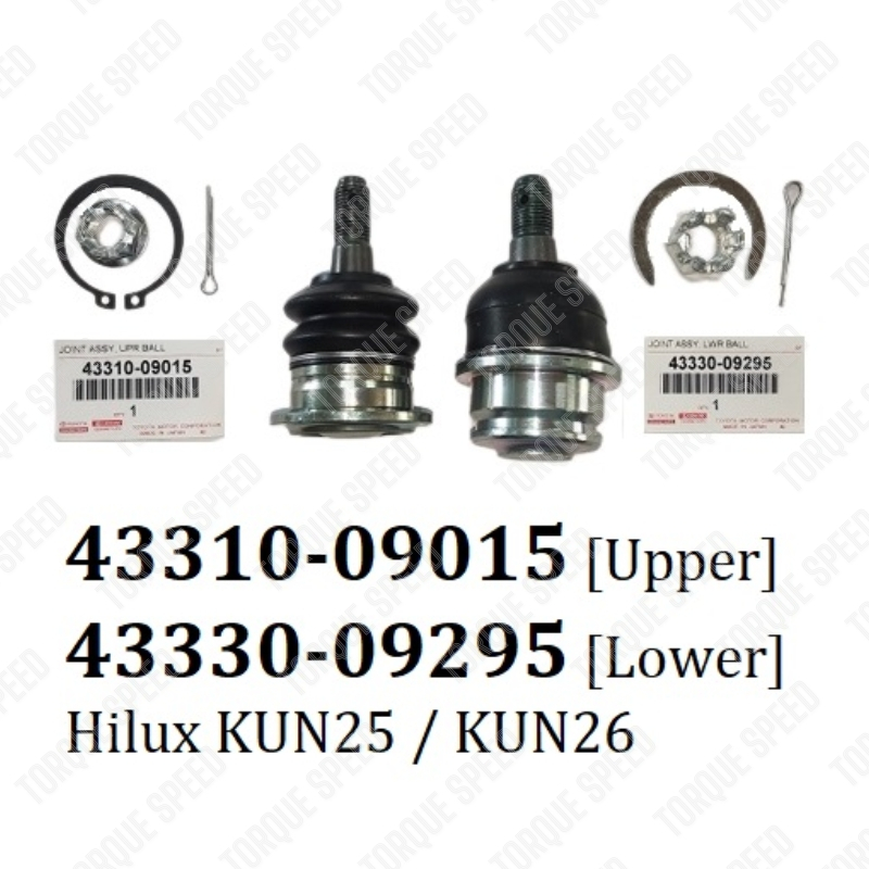 Toyota Upper Lower Control Arm Ball Joint 43310-09015 43330-09295 Hilux ...