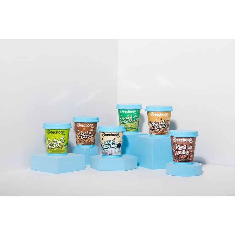 Mini ChocoJar Deechoqo | White Milk Choc Matcha Pistachio Bueno (Travel ...