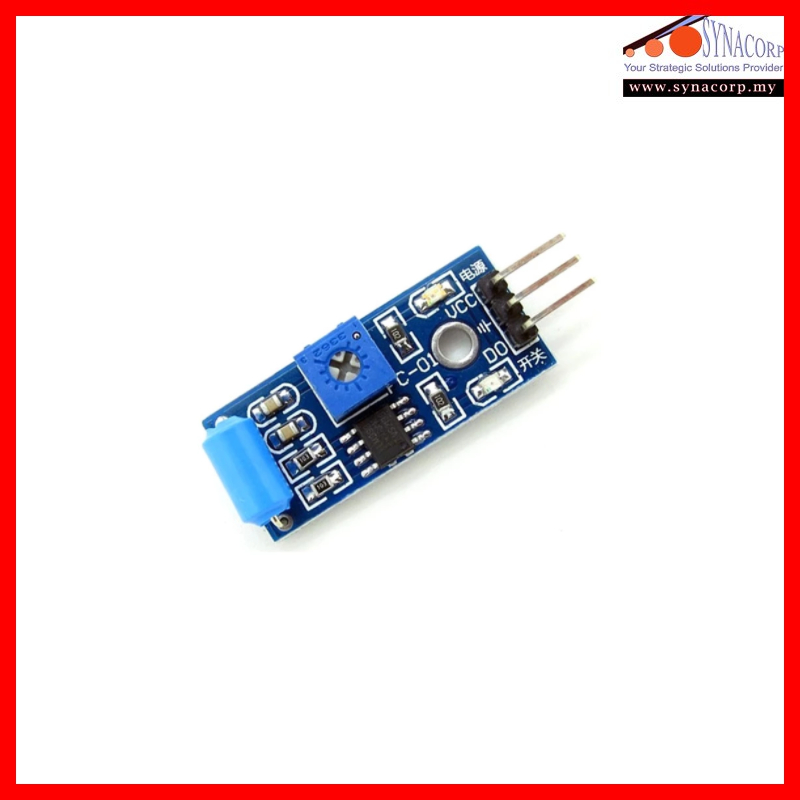 Arduino Adjustable Vibration Sensor Module 3-pin | Shopee Malaysia