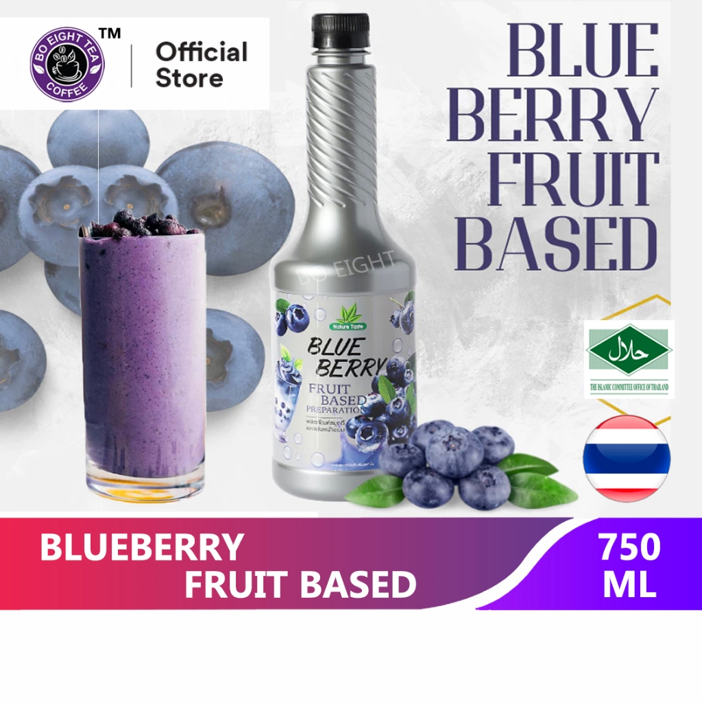 NATURE TASTE BLUEBERRY FURIT BASED 750ML 泰国蓝莓浓缩汁 BLUEBERRY JUICE ...