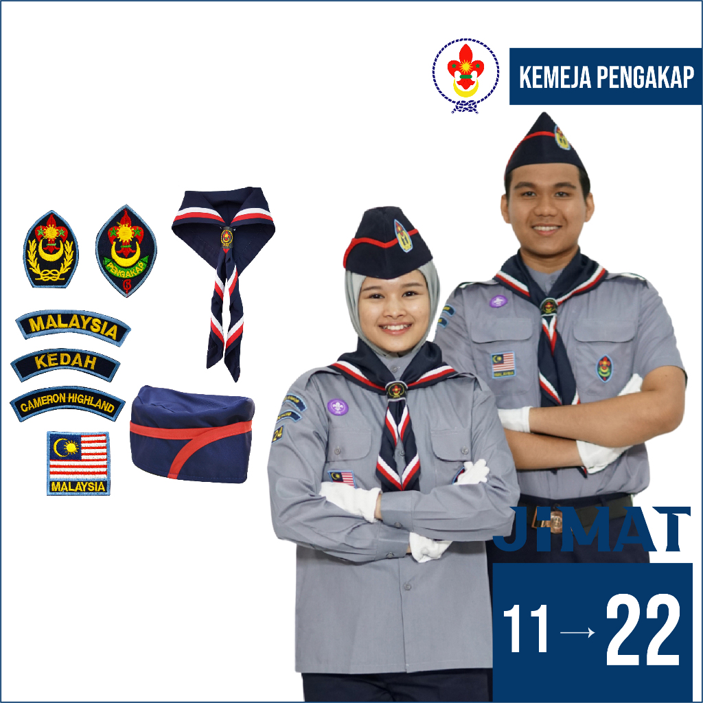 Baju Uniform Pengakap I Pakaian Seragam Kemeja Persatuan Kokurikulum ...