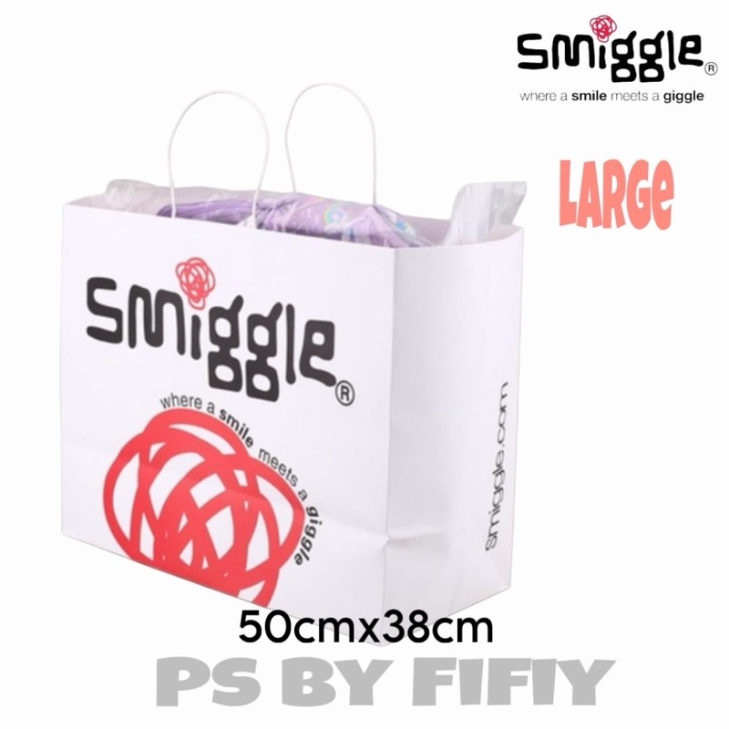 100% Original Smiggle Paper Bag Small extra small medium big large ...