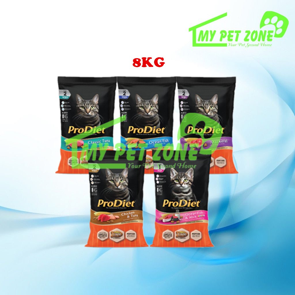 Prodiet Adult Mackerel / Ocean Fish / Chicken Tuna / Classic Tuna (Cat ...