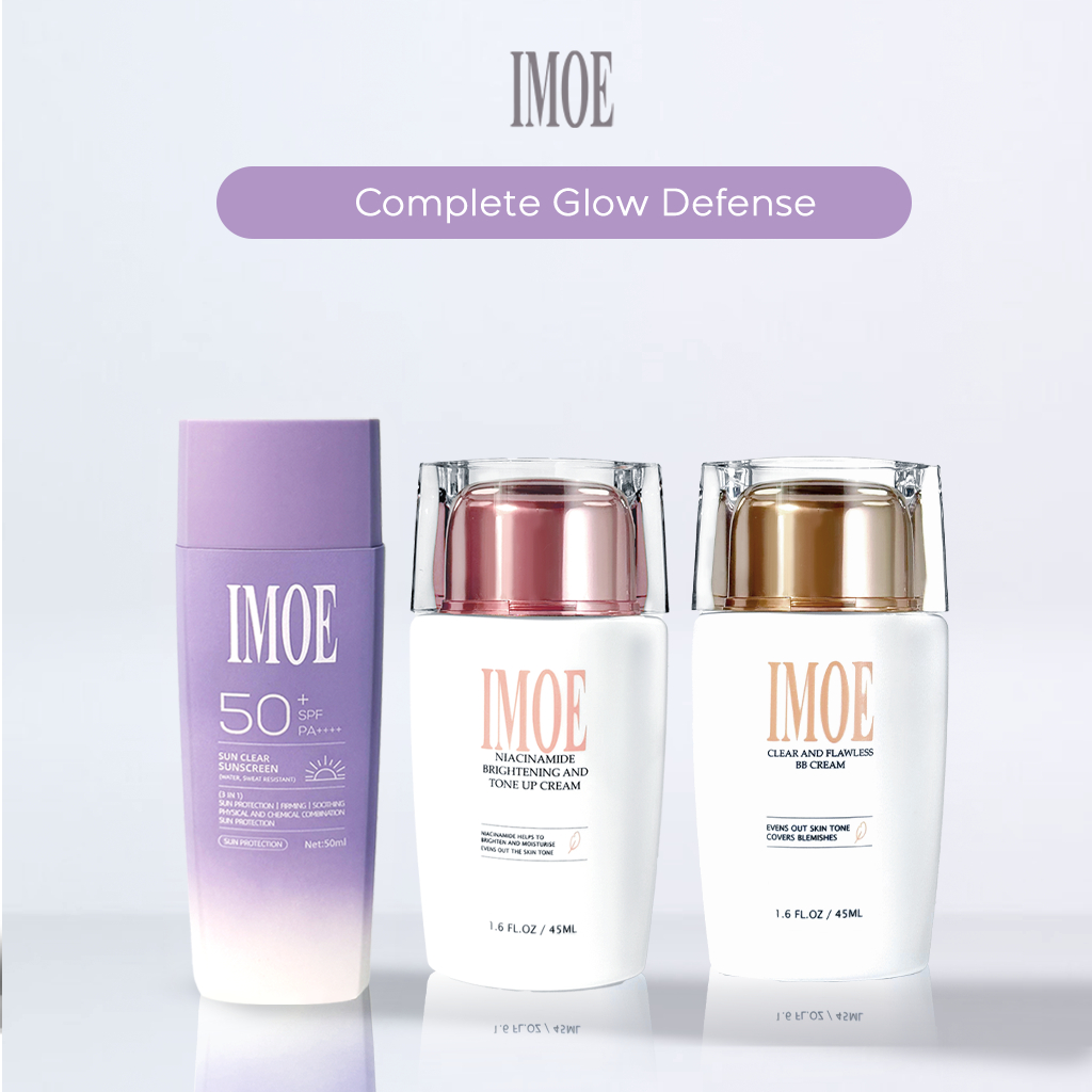 IMOE Complete Glow Defense (IMOE Sun Clear Sunscreen SPF 50+ PA ...