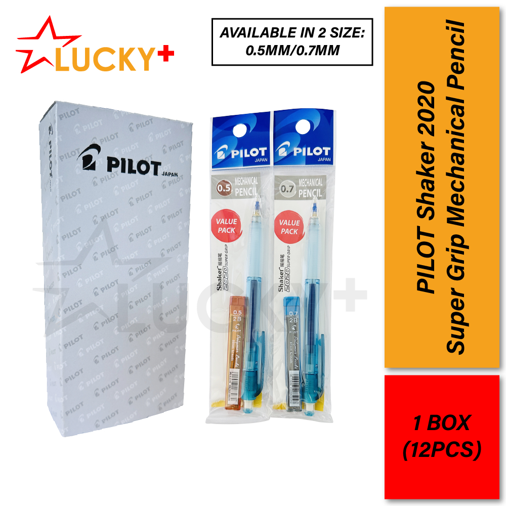 (100% Original) Pilot Shaker 2020 Mechanical Pencil (0.5/0.7mm) (1box ...