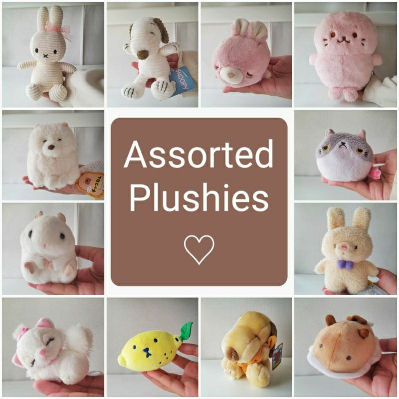 [Updated on 16/2 ] Assorted Preloved Small Soft Plush Toys Amuse Miffy ...