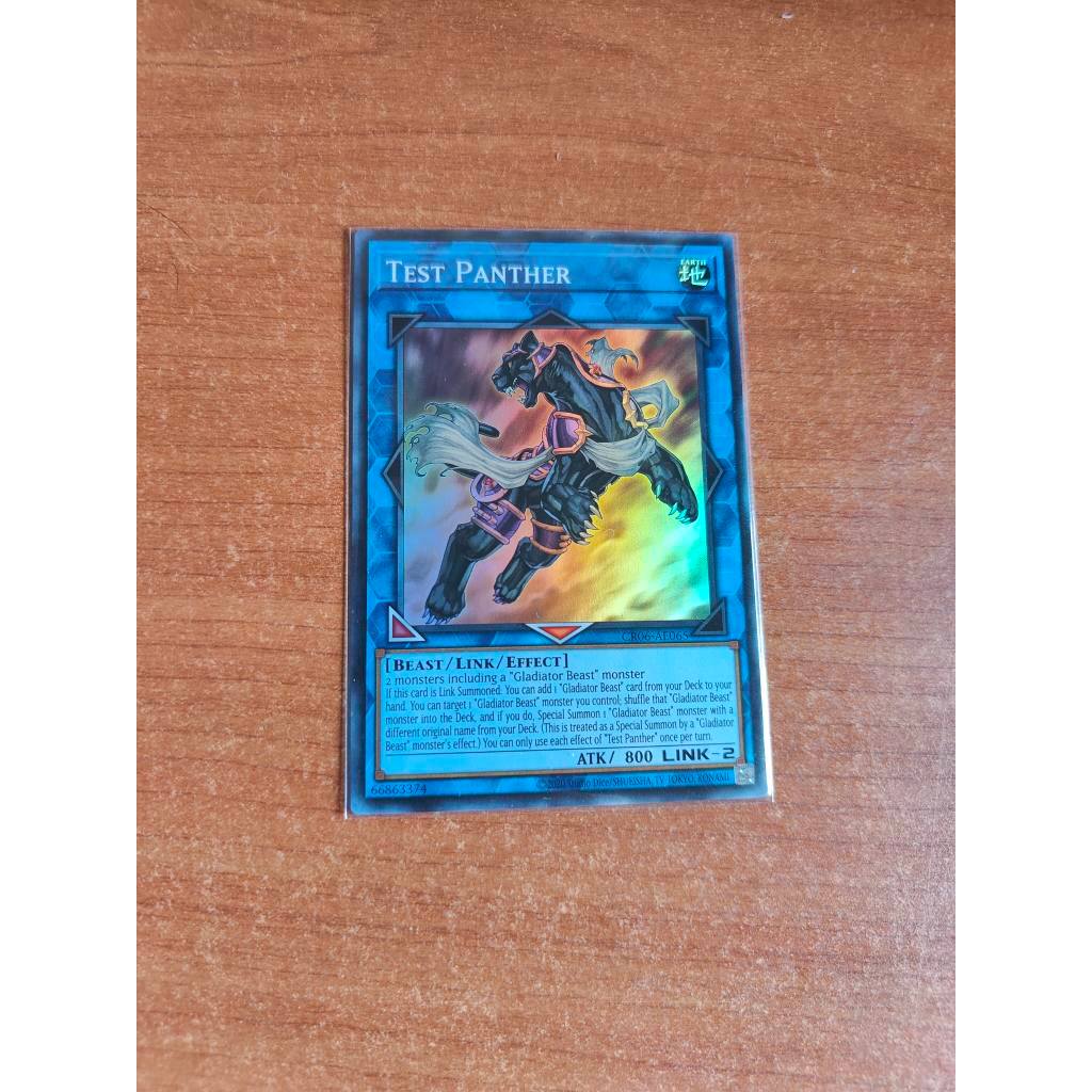 Yugioh : CR06-AE065 Test Panther (SR) | Shopee Malaysia
