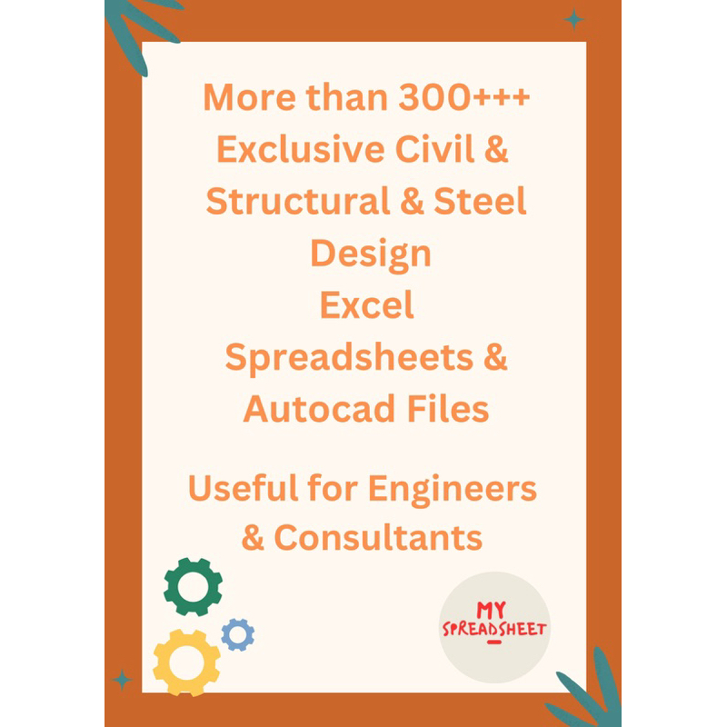 More than 300+++ Exclusive Civil & Structural & Steel Design Excel ...