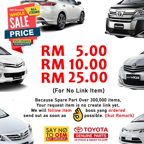 RM5 RM10 RM25 Toyota Spare Part Link | Shopee Malaysia