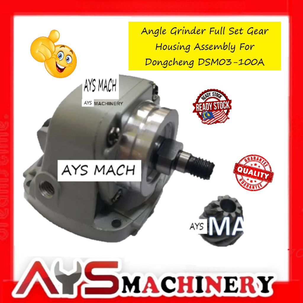 Angle Grinder Full Set Gear Housing For 6-100/Gws060/Gws580/Dongcheng ...
