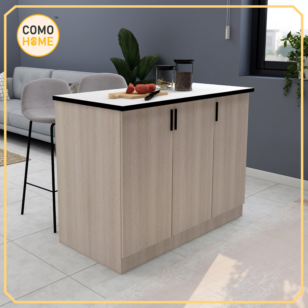 [SIAP PASANG] Como Home 4ft Kitchen Island Table with Storage (KI1200 ...