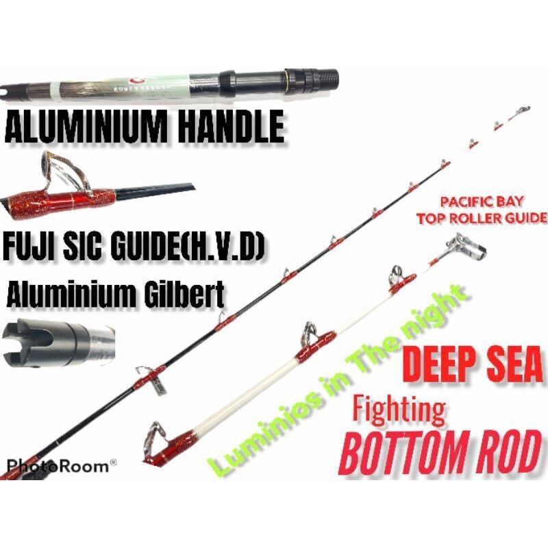 GTECH DEEP SEA FIGHTING BOTTOM FISHING ROD, ROD BANGLA JORAN BANGLA G ...