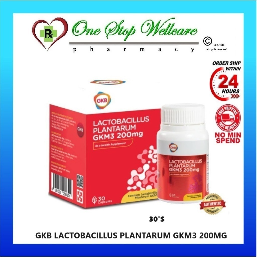 GKB LACTOBACILLUS PLANTARUM GKM3 200MG 30'S (EXP:12/2026) | Shopee Malaysia