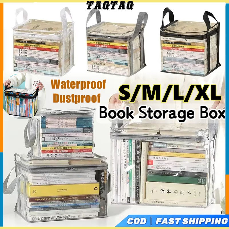 Multifunctional Book Organizer Transparent Schoolbag Foldable ...