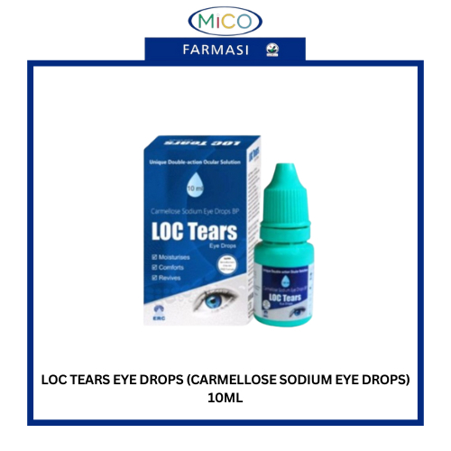 LOC TEARS EYE DROPS (CARMELLOSE SODIUM EYE DROPS) 10ML - [EXP: 01/2027 ...