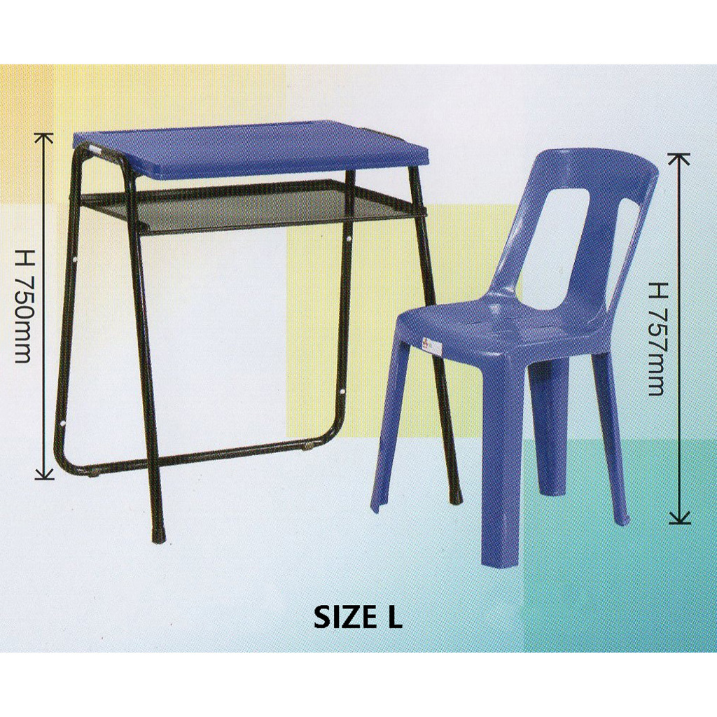 FREE SHIPPING Study Desk Multi-functional Stackable Student Desk School ...