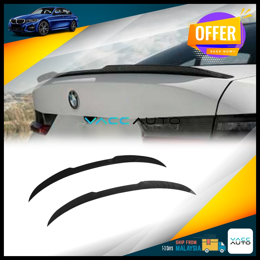 3 Series G20 320i 330i Rear Bonnet Trunk Lip Boot Ducktail Spoiler ...