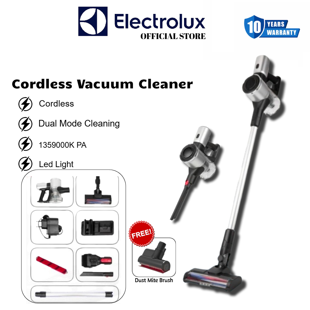 ELECTROLUX Cordless Vacuum Cleaner Dust Mite Vacuum Smart Control ...