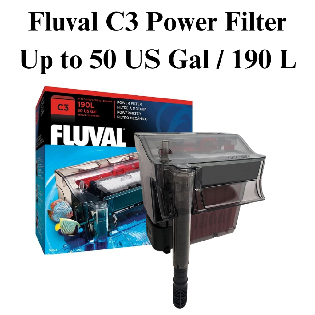 Fluval C3 Power Filter Up to 50 US Gal / 190 L - Item #: 14002 - HANG ...