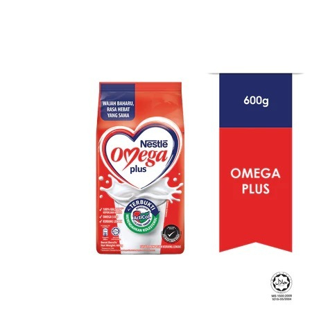 NESTLE Omega Plus Milk Powder (600g) | Shopee Malaysia
